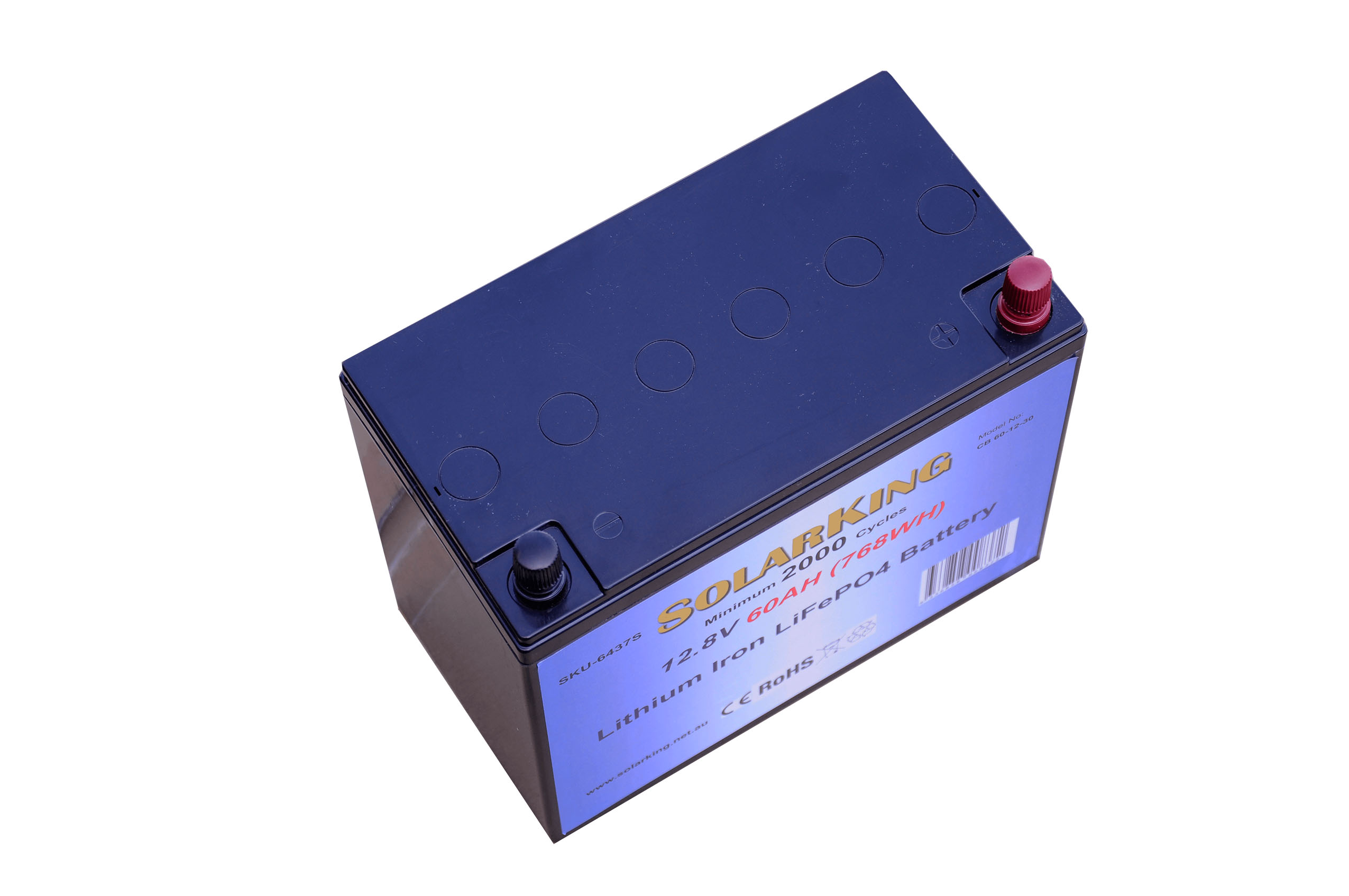 Phoenix Technology - 60AH Lithium Iron SolarKing Battery CB-60-12-30